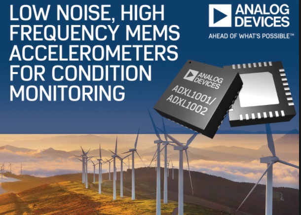 Analog Devices’ MEMS accelerometers monitor industry