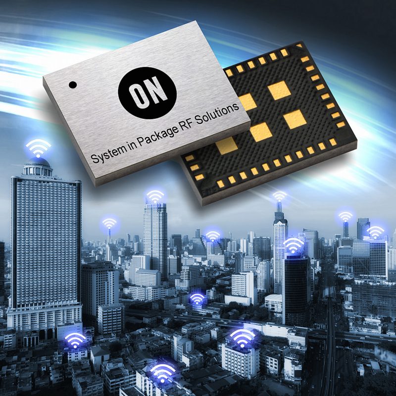ON Semiconductor introduces compact, Sigfox-verified RF SiP