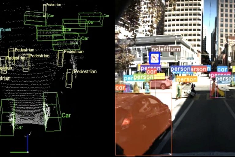 Perception software runs in sensors of autonomous vehicles ...