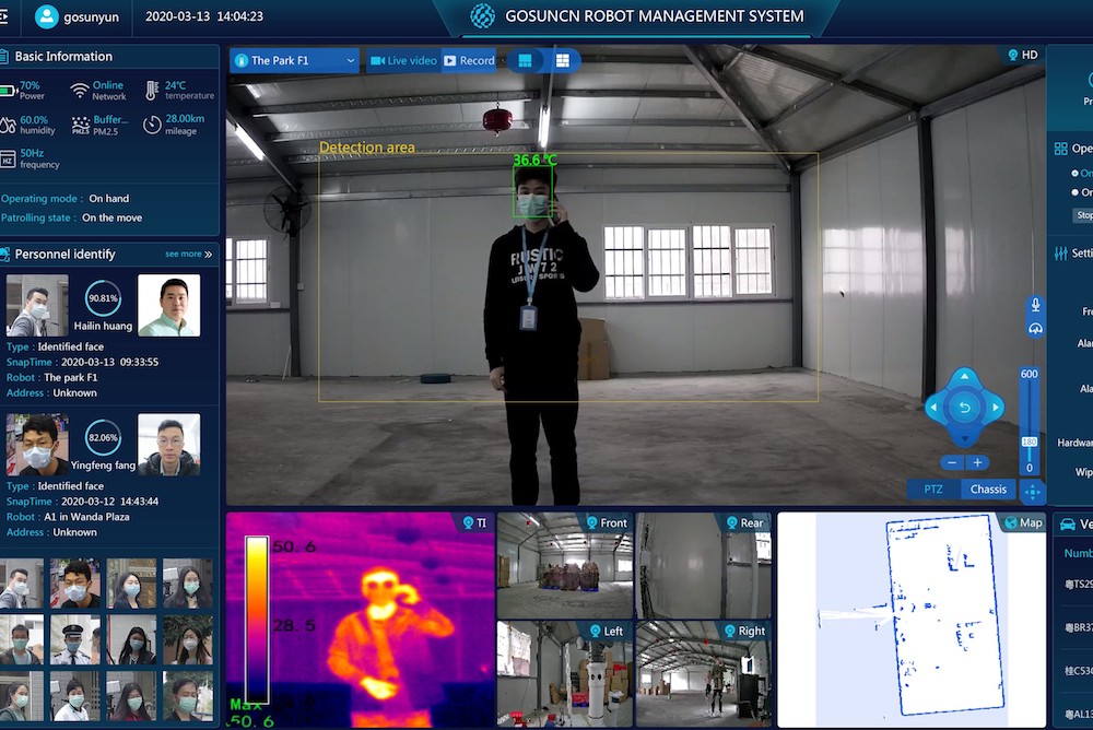 Smart 5G patrol robots equipped with Advantech’s MIC-770 edge computer ...