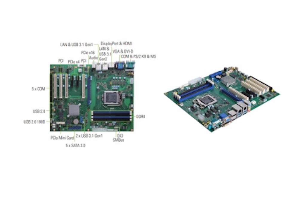 Smart factory ATX motherboard is based on Intel Xeon E processor ...