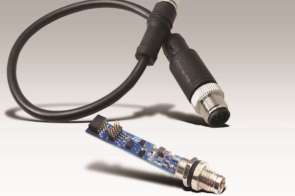 Industrial smart-sensor evaluation kit with IO-Link transceiver and STM32 MCU to aid design ...