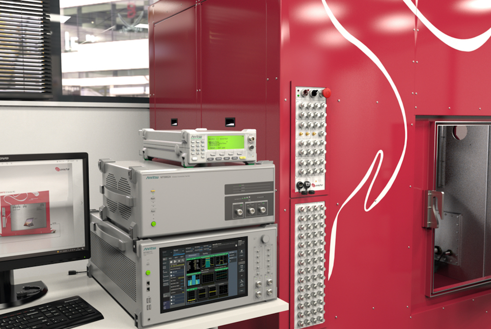 Reverberation chamber combines LTE, WLAN and Bluetooth compatibility ...