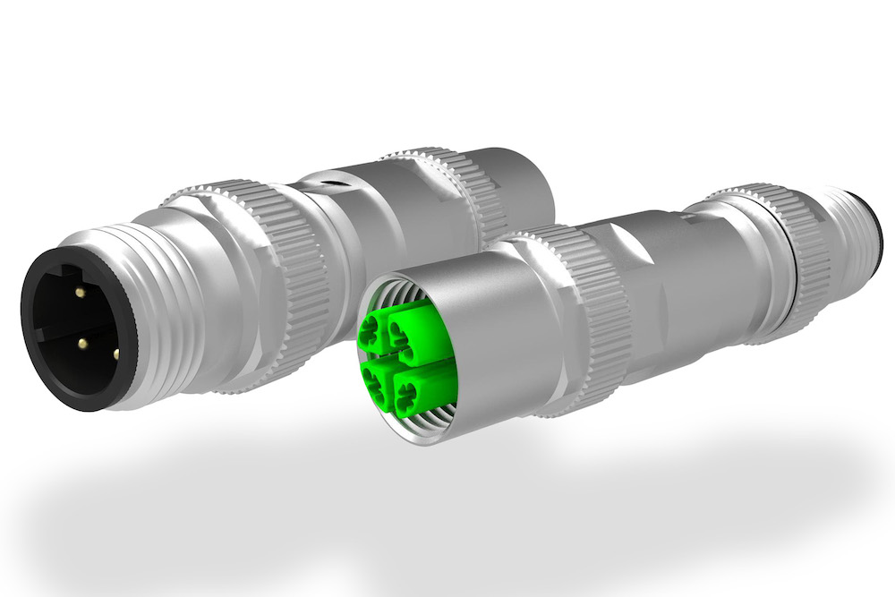 Robust, compact M12 adapter simplifies retrofits in transport ...