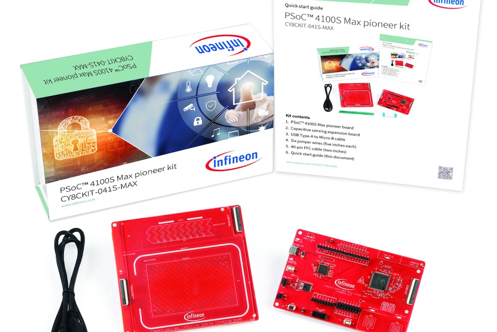 Infineon’s PSoC 4100S Max family supports Capsense touch sensors ...
