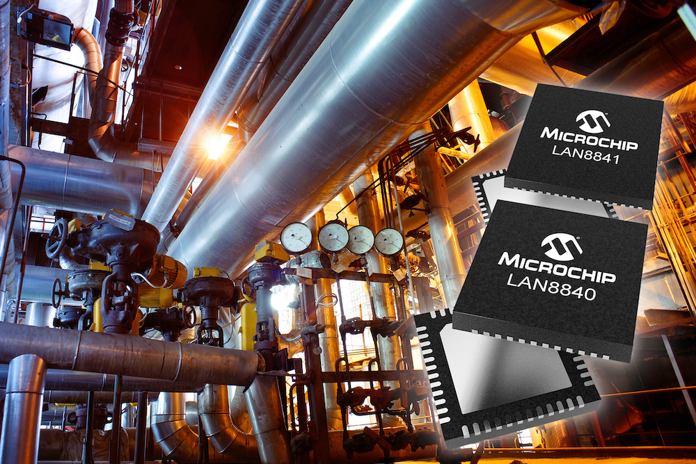 Industrial Gbe Transceivers Optimise Process Automation Says Microchip
